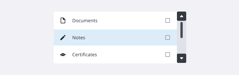 Scrollbars | Trimble Modus Design System